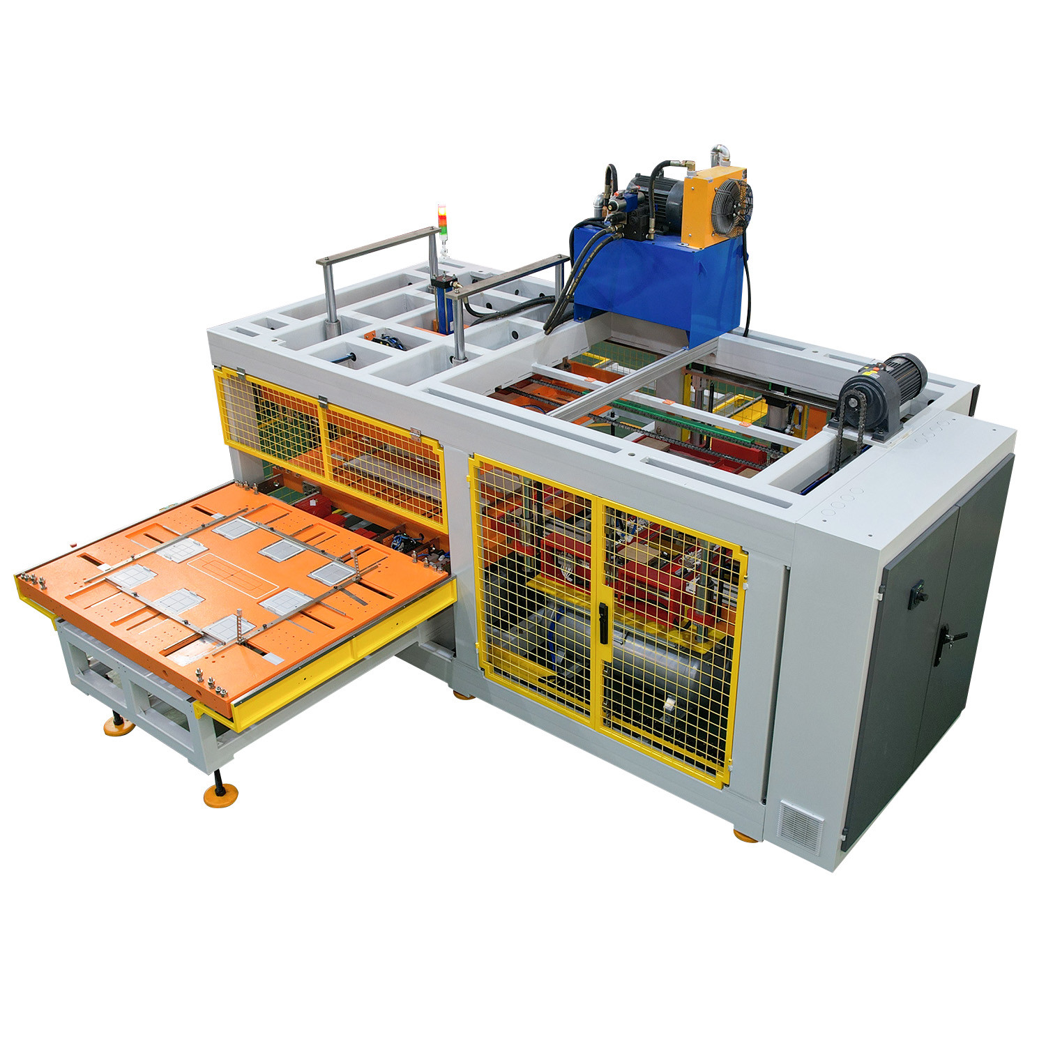 3 Servo Drived Big Plastic Pallet Hot Plate Welding Equipment with left ...